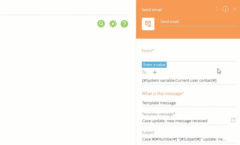 Send emails via business processes | Creatio Academy