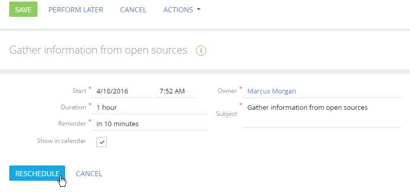 Execute process steps | Creatio Academy