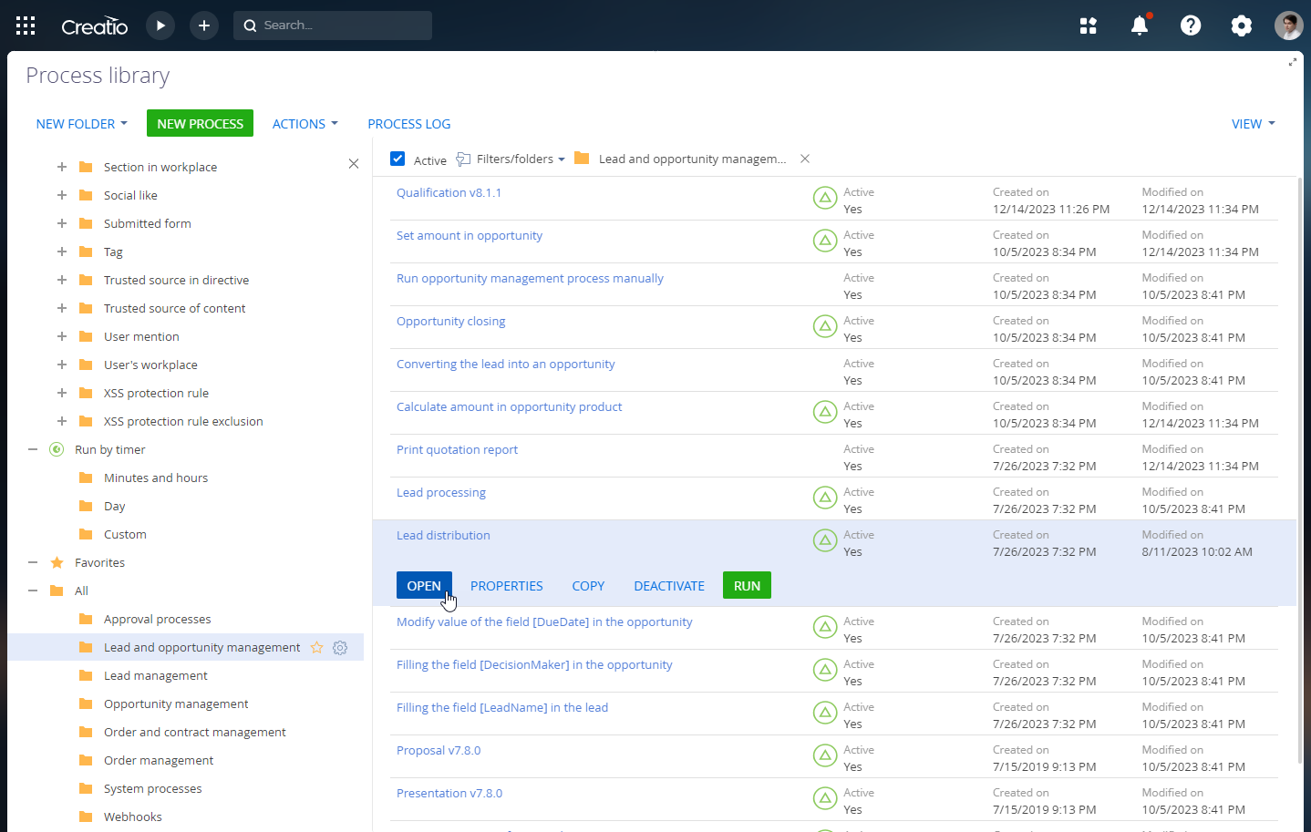 Lead FAQ | Creatio Academy