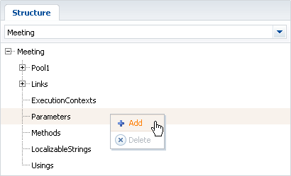 How to use process parameters