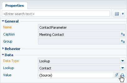 How to use process parameters