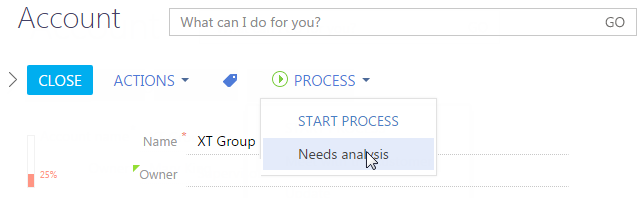 How to run a process