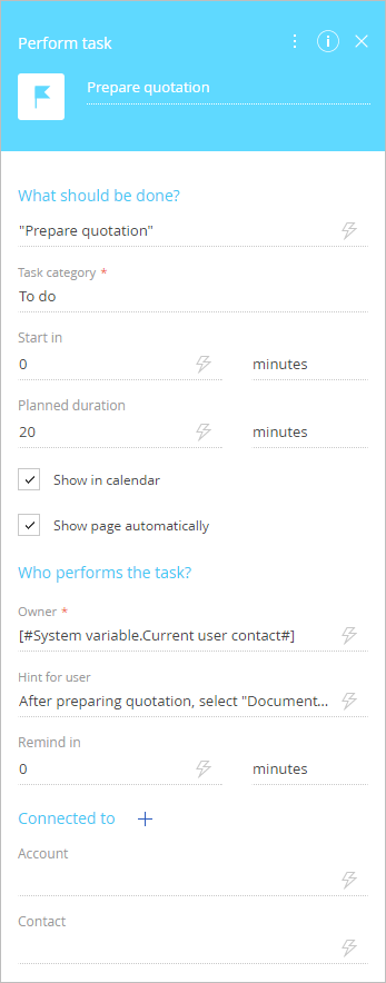 [Task] process element
