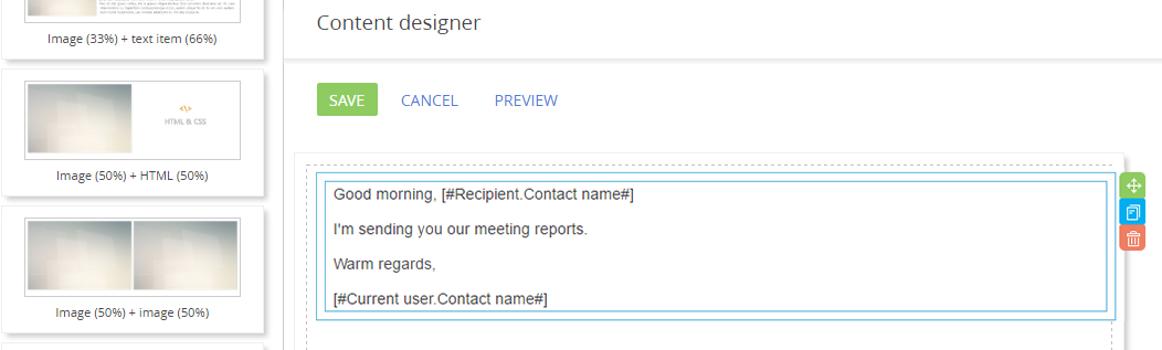 [Send email] process element | Creatio Academy | Improve your skills ...